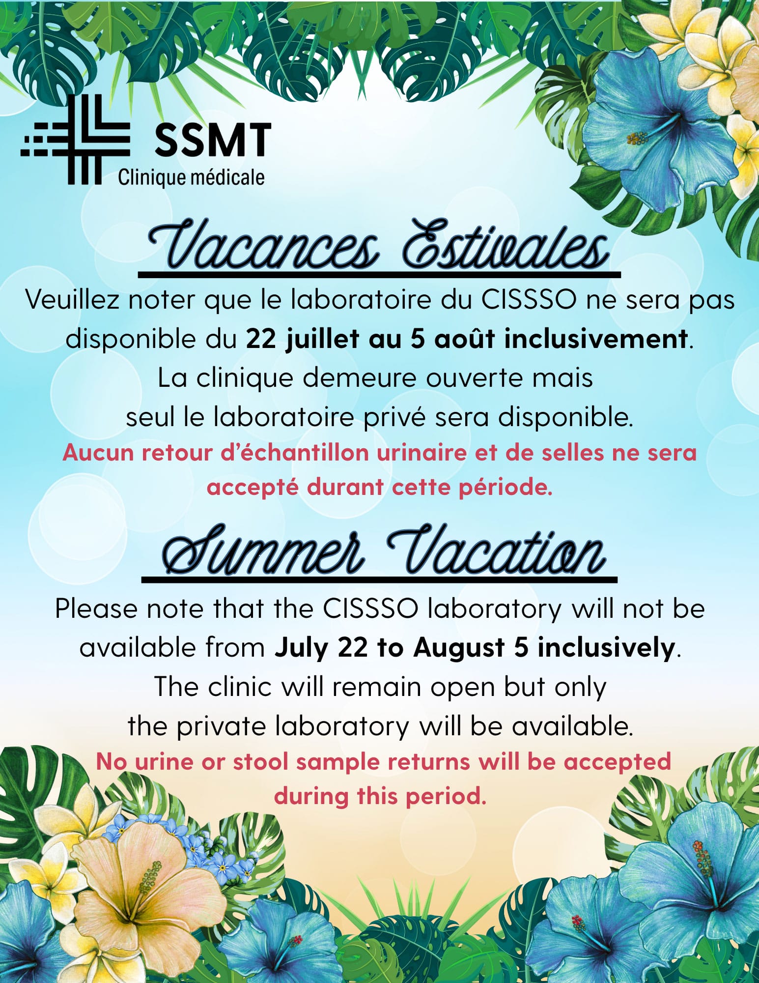 SSMT Private Medical Clinic Gatineau